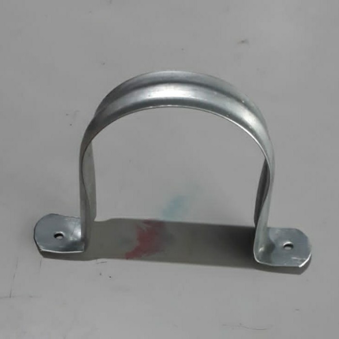 Jual KLEM PIPA BESI PLAT TEBAL / PIPE CLAMP/KLEM OMEGA GALVANIS / PIPA ...