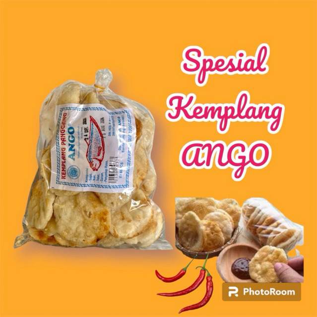 Jual Kerupuk kemplang panggangg ikan tenggiri merek ANGO isi 40 keping ...