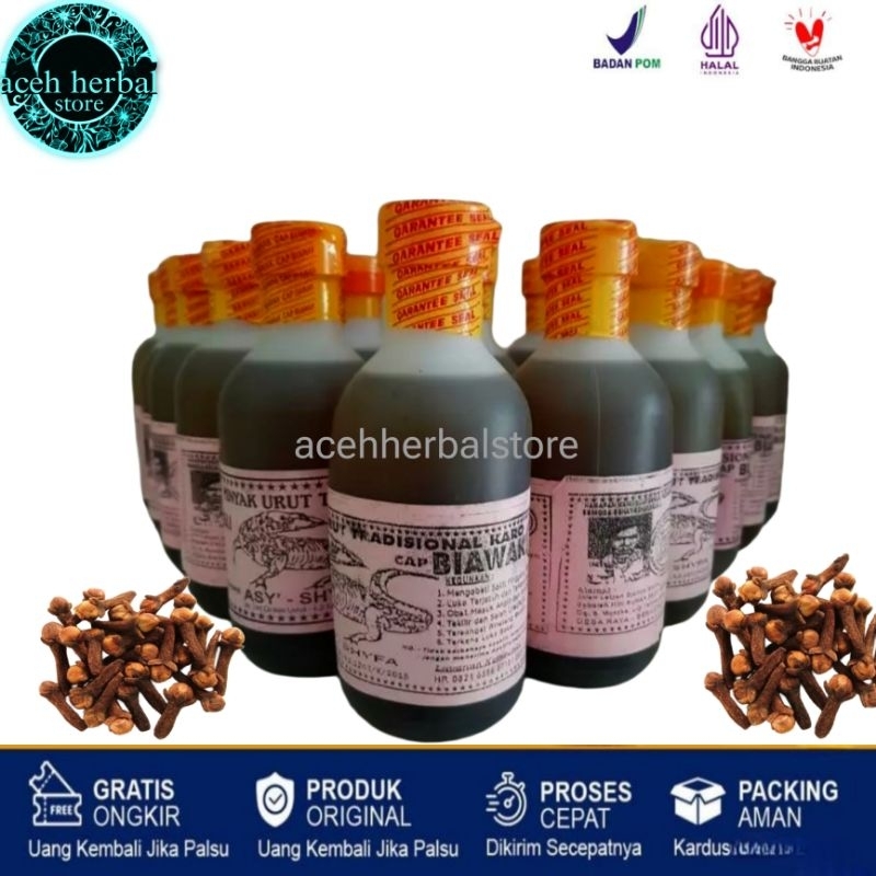 Jual Minyak Urut Tradisional Karo/Minyak Cap Biawak/Ashyifa Original | Shopee Indonesia