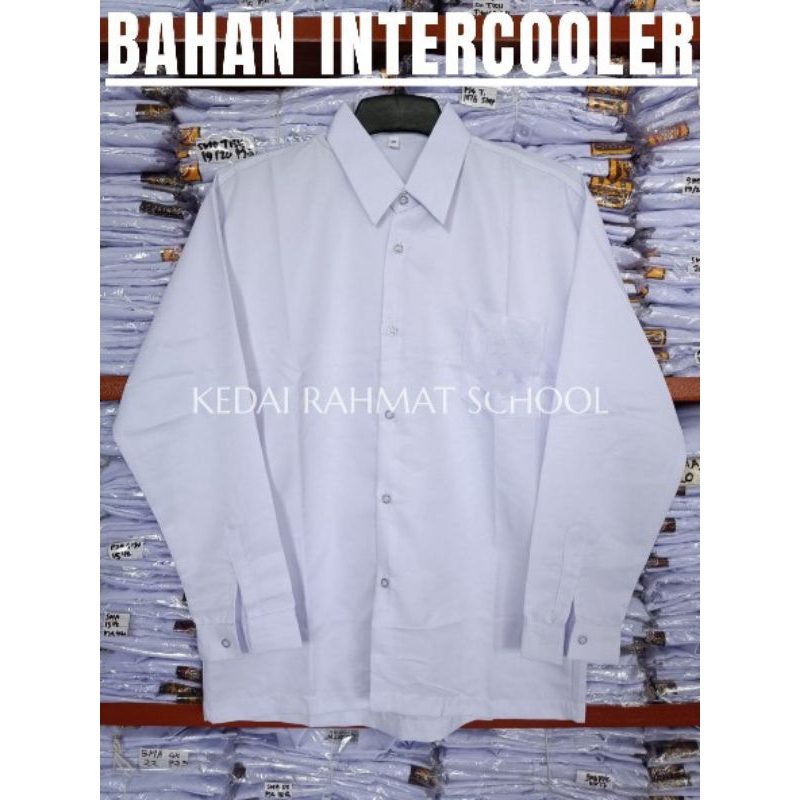 Jual Baju Putih Polos Training Ospek Magang Kerja Kuliah Seragam ...