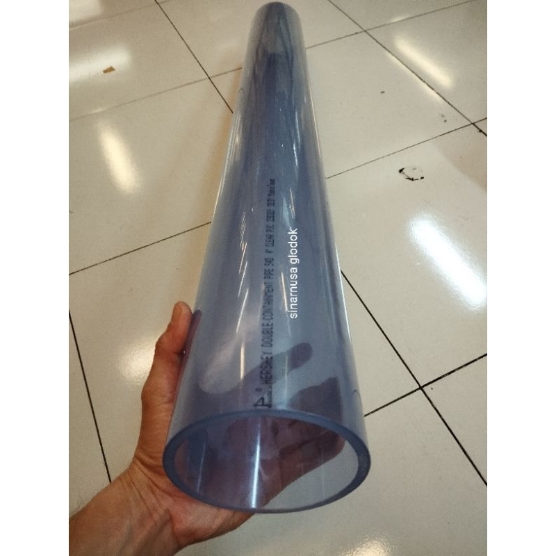 Jual Pipa PVC Bening Transparan 4 " inchi Sch 40 | Shopee Indonesia