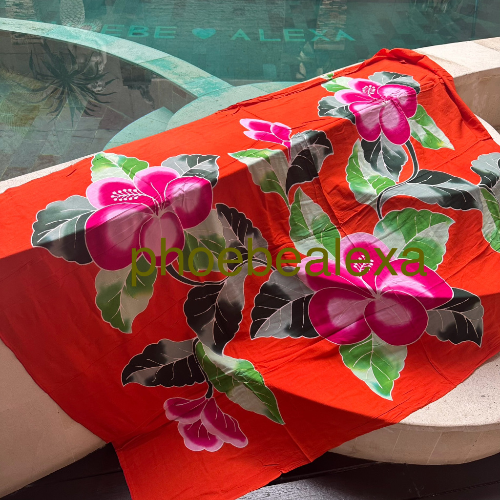 Jual Kain Pantai Bali Jumbo Premium 2 meter Part A | Kain Pantai Lukis Tebal Asli 200x123cm ...