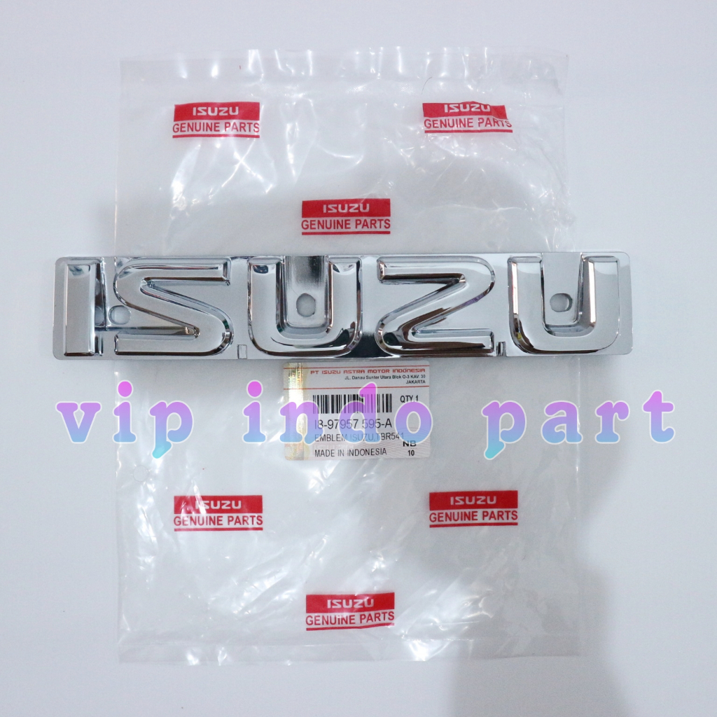 Jual EMBLEM ISUZU PANTHER LOGO CHROME ORIGINAL | Shopee Indonesia