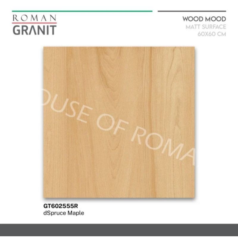 Jual Roman Granit GT602555R dSpruce Maple 60x60 / granit kayu roman ...