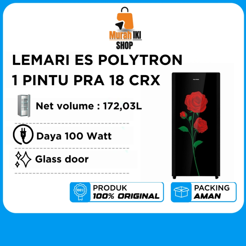 Jual LEMARI ES POLYTRON 1 PINTU PRA 18 CRX ,PRA15 CRX | Shopee Indonesia