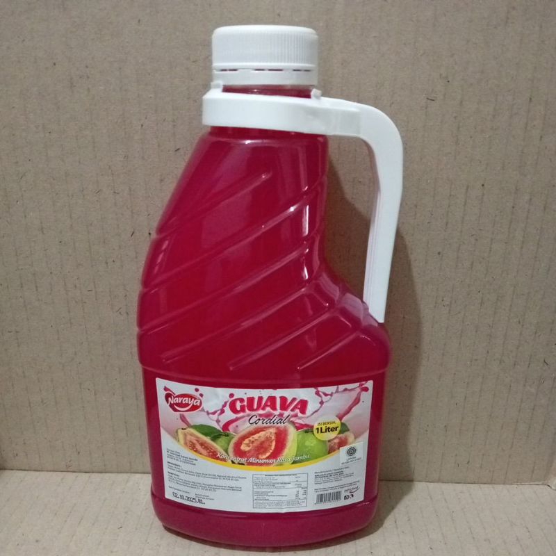 Jual Cordial Guava Naraya 1 Liter | Shopee Indonesia