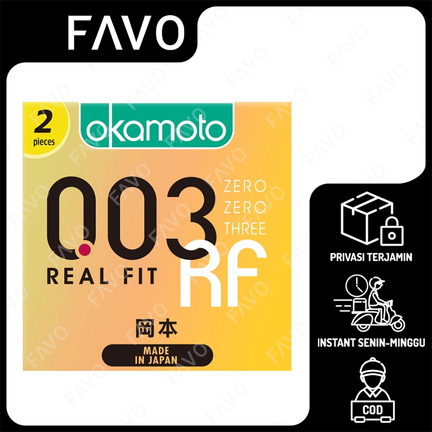 Jual Okamoto Kondom 003 Real Fit - 2 Pcs - Kondom Paling Pas | Shopee ...