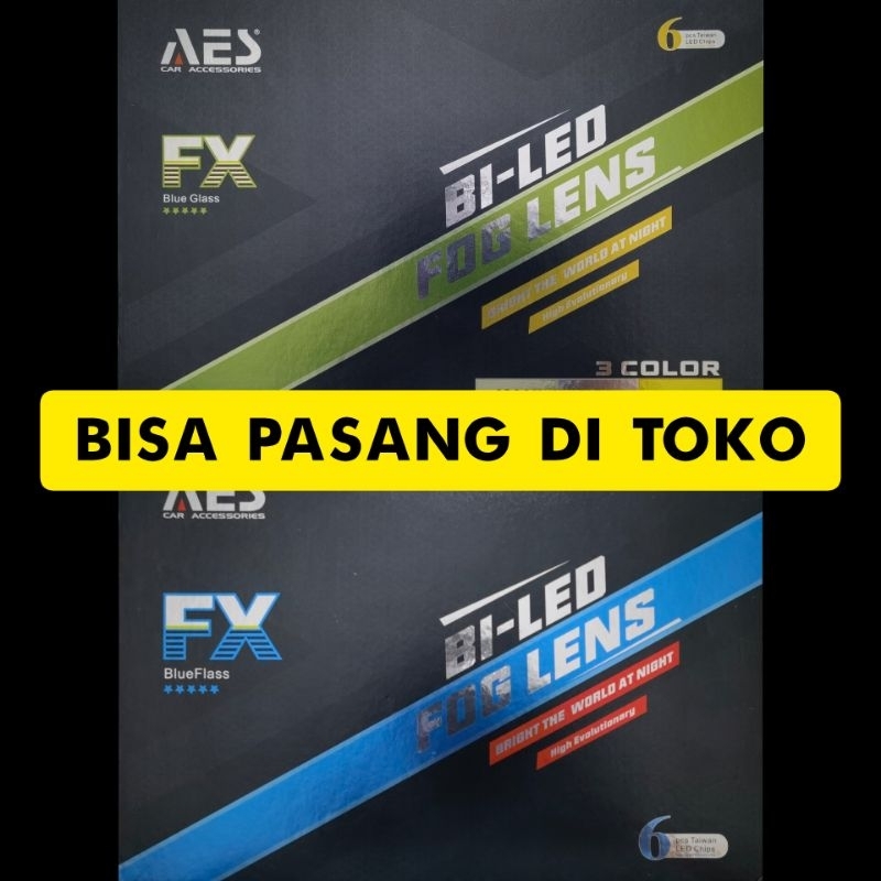 Jual Projector Foglamp BILED 3.0 Inch AES FX Putih 3 Warna (Projie BI ...