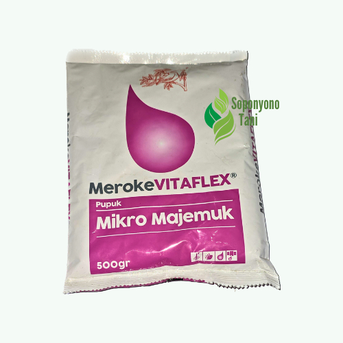 Jual Pupuk Meroke Mikro Vitaflex (500gr) Asli Kemasan Pabrik | Shopee ...