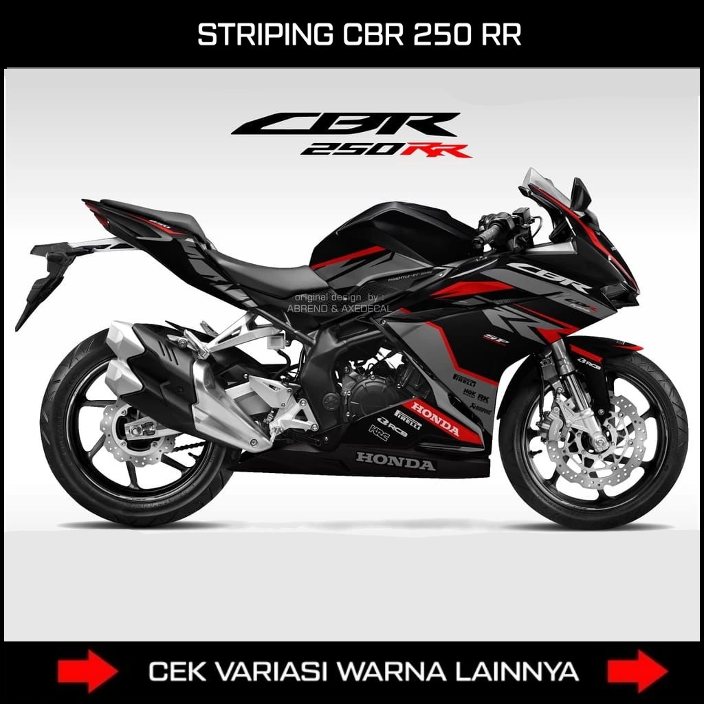 Jual Stiker Striping Honda Cbr 250rr K64 Livery Fireblade / Sticker ...