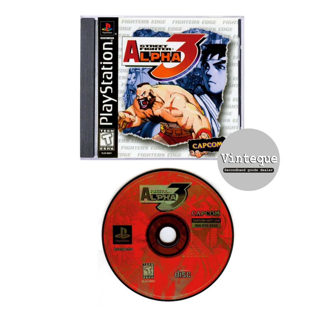 Jual Kaset CD PS1 Playstation 1 Original Pabrik Street Fighter Alpha 3 | Shopee Indonesia