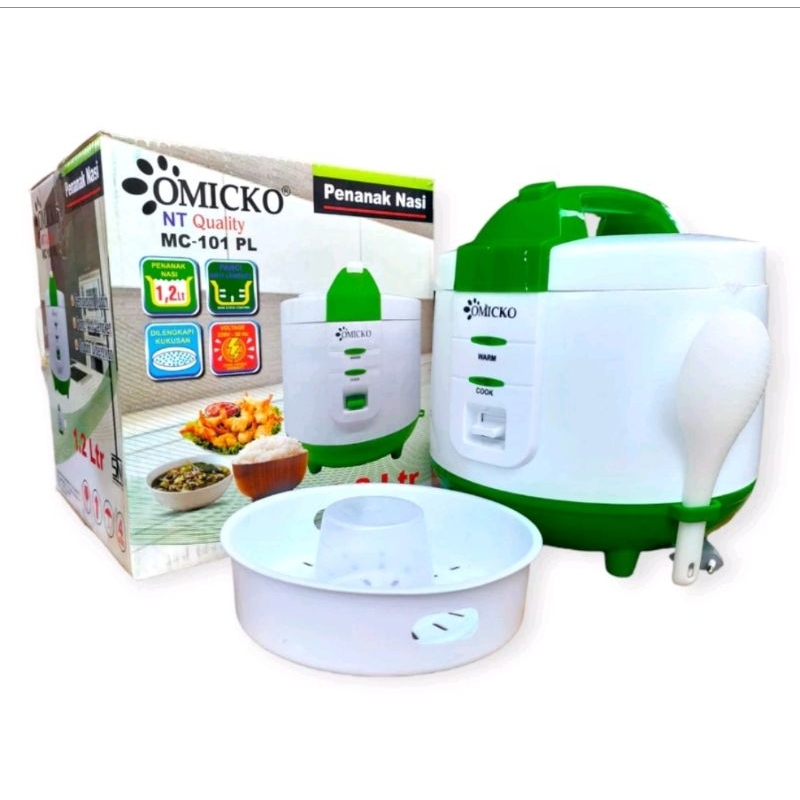 Jual MAGICOM OMICKO 1,2 - 1,8 LTR RICE COOKER MINI MAGIC COM MURAH/ MAGIC COM TD (1.2 LITER ...