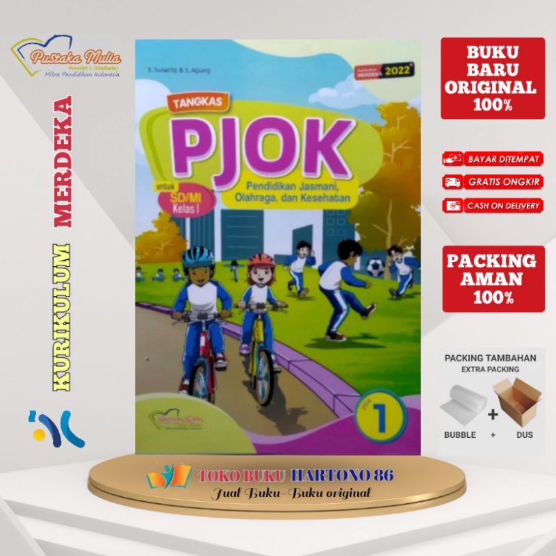 Jual Buku paket siswa Tangkas PJOK Untuk SD/MI Kelas 1 Kurikulum Merdeka Pustaka Mulia | Shopee ...