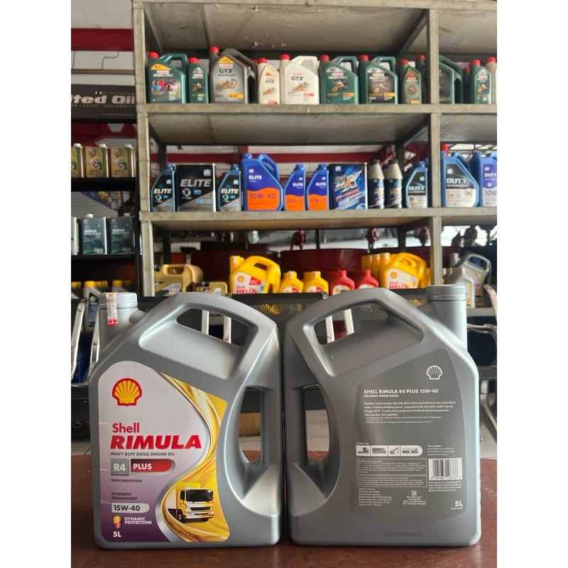 Jual Oli Shell RIMULA R4 PLUS 15W-40 Kemasan 5Lt | Shopee Indonesia