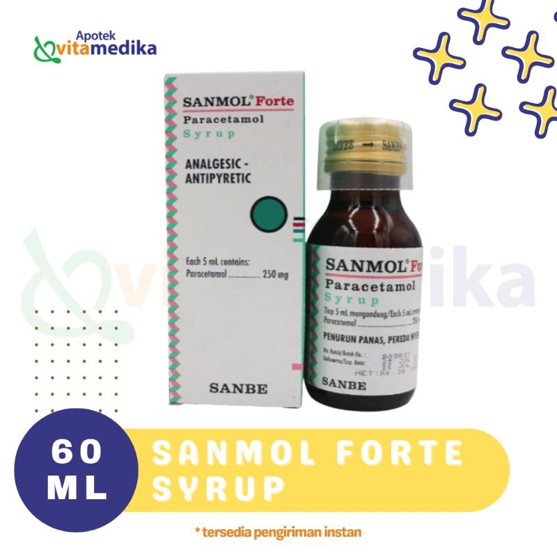 Jual SANMOL FORTE SYRUP DEMAM NYERI | Shopee Indonesia