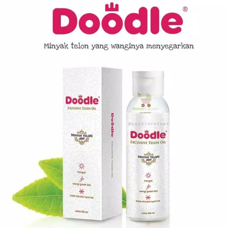 Jual Doodle Telon Oil Green Tea 100ml ( Minyak Telon ) | Shopee Indonesia