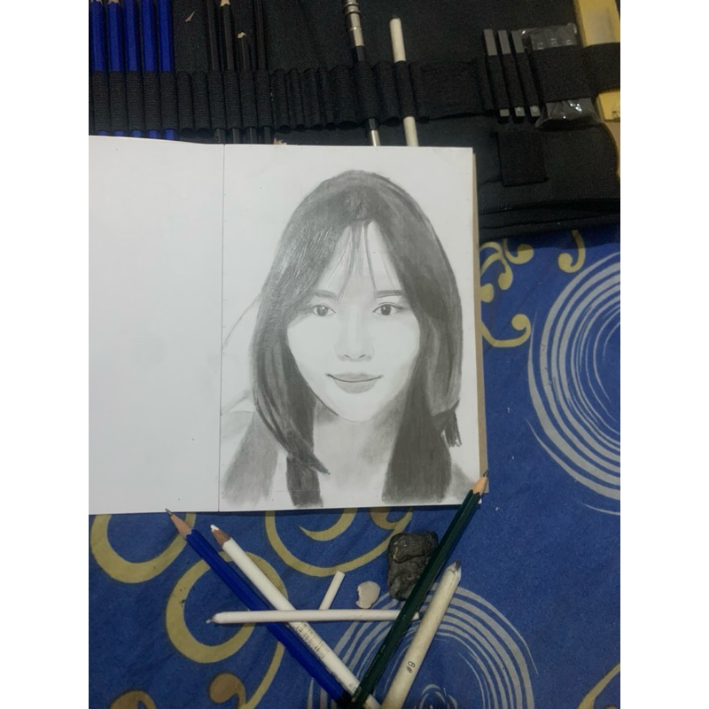Jual Jasa Gambar wajah Ukuran A5/ukuran kecil BISA COD | Shopee Indonesia