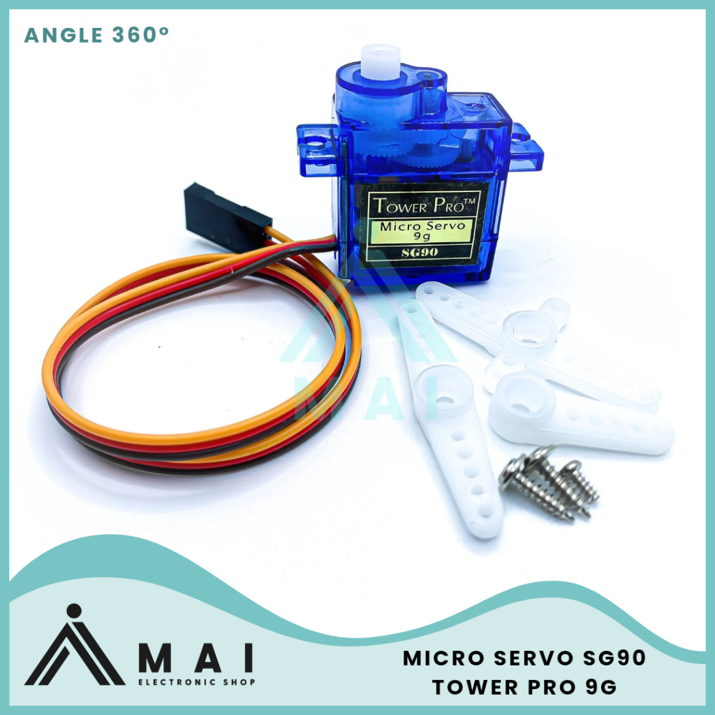 Jual Towerpro SG90 Motor Servo (360 Derajat) | Shopee Indonesia
