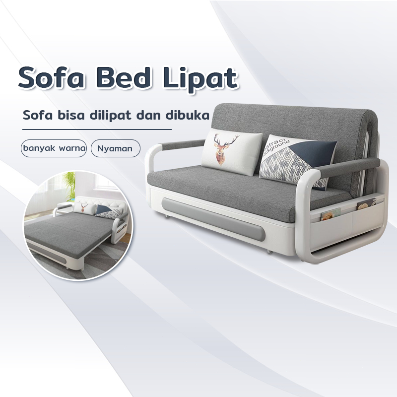 Jual PERABOT Sofa Bed Lipat Minimalis Sofa Lipat Tidur Sofa Bed Kursi Tamu Santai Sofa bed ...