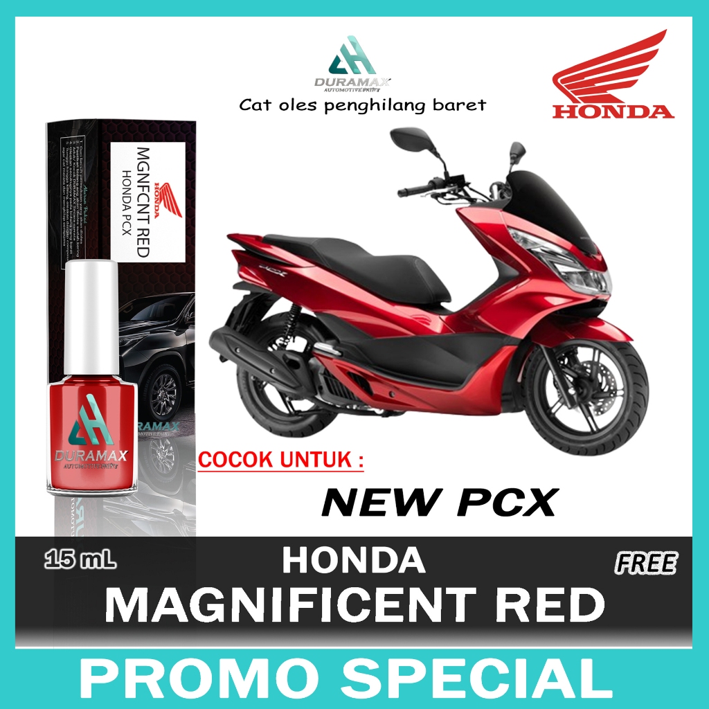 Jual CAT OLES PENGHILANG BARET MOTOR PCX RED GLOSSY MAGNIFICENT RED ...