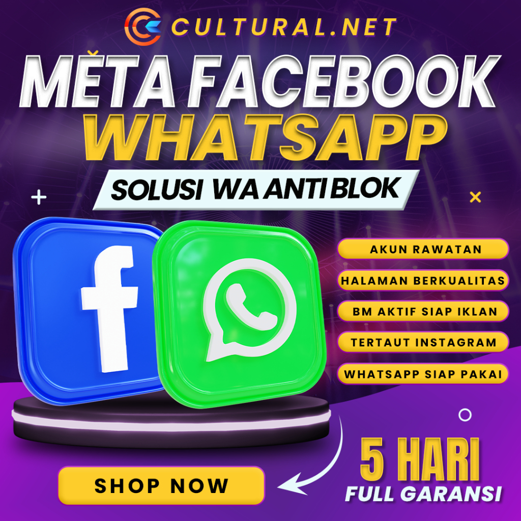 Jual WA META FACEBOOK FULL GARANSI | Shopee Indonesia