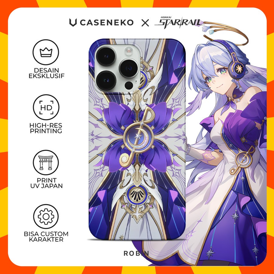Jual Custom Case Robin Honkai Star Rail Casing HP 1 | Shopee Indonesia