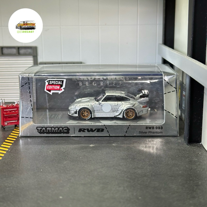 Jual Tarmac Works Porsche RWB 993 Silver Phantom Special Edition China ...