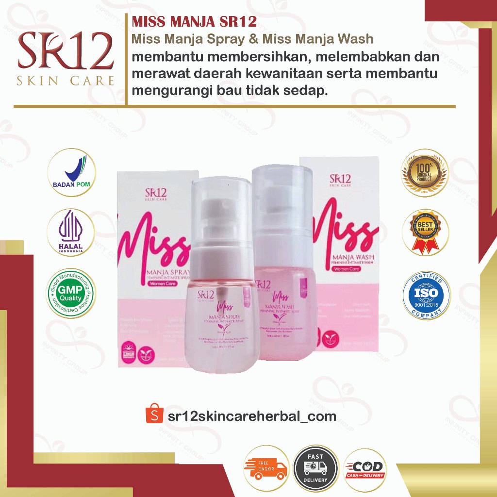 Jual MISS MANJA WASH & SPRAY SR12 - SABUN DAN SPRAY KHUSUS UNTUK ...