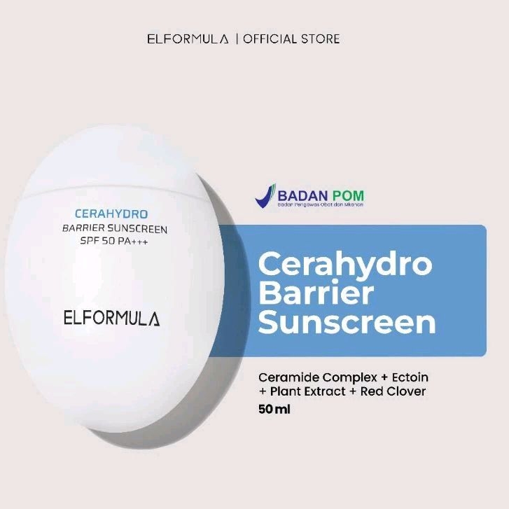 Jual ELFORMULA CeraHydro Barrier Sunscreen SPF 50 PA+++ - Sunscreen ...