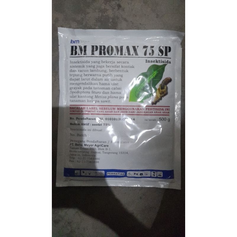 Jual BM PROMAX 75 SP - 500 Gram / Insektisida Ulat Grayak Cabai & Ulat ...