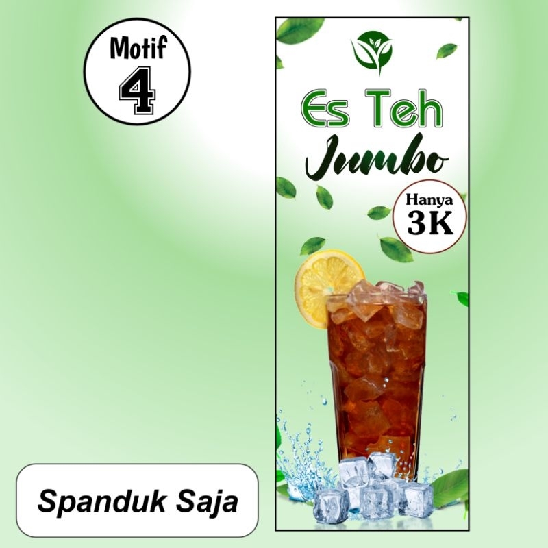 Jual Spanduk Es Teh / X Banner Es Teh / Spanduk Es Teh Jumbo 60 X 160 ...