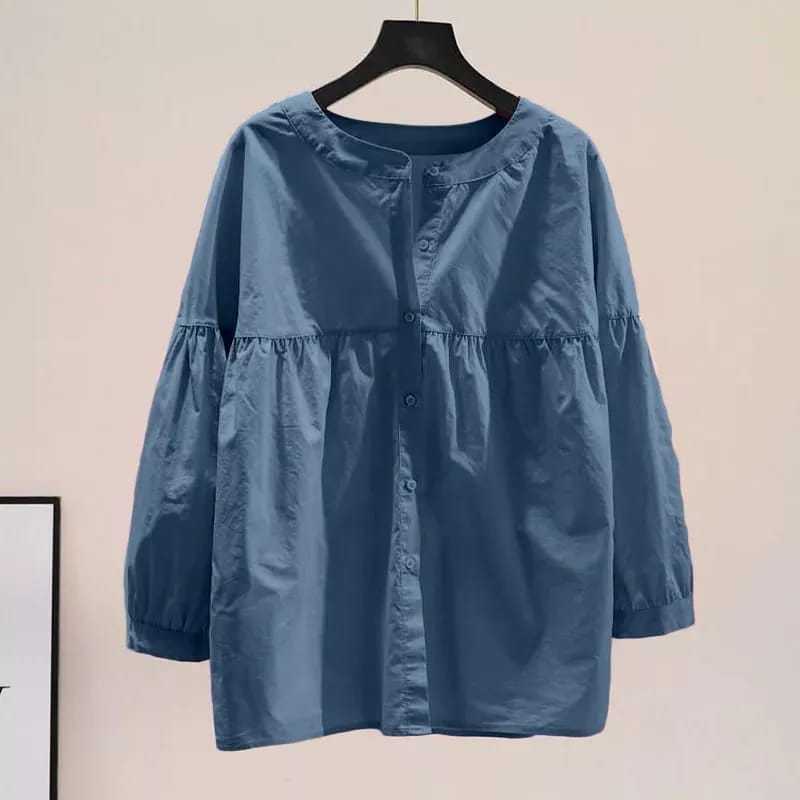 Jual SEVEN.CLOTH - Mevy Shirt / Oversize /Jumbo / Atasan / Blouse ...