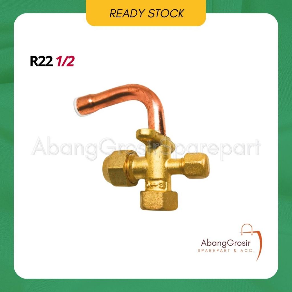 Jual Valve AC R22 1/2 Outdoor 3 Way - Sparepart Kran/Keran Air ...