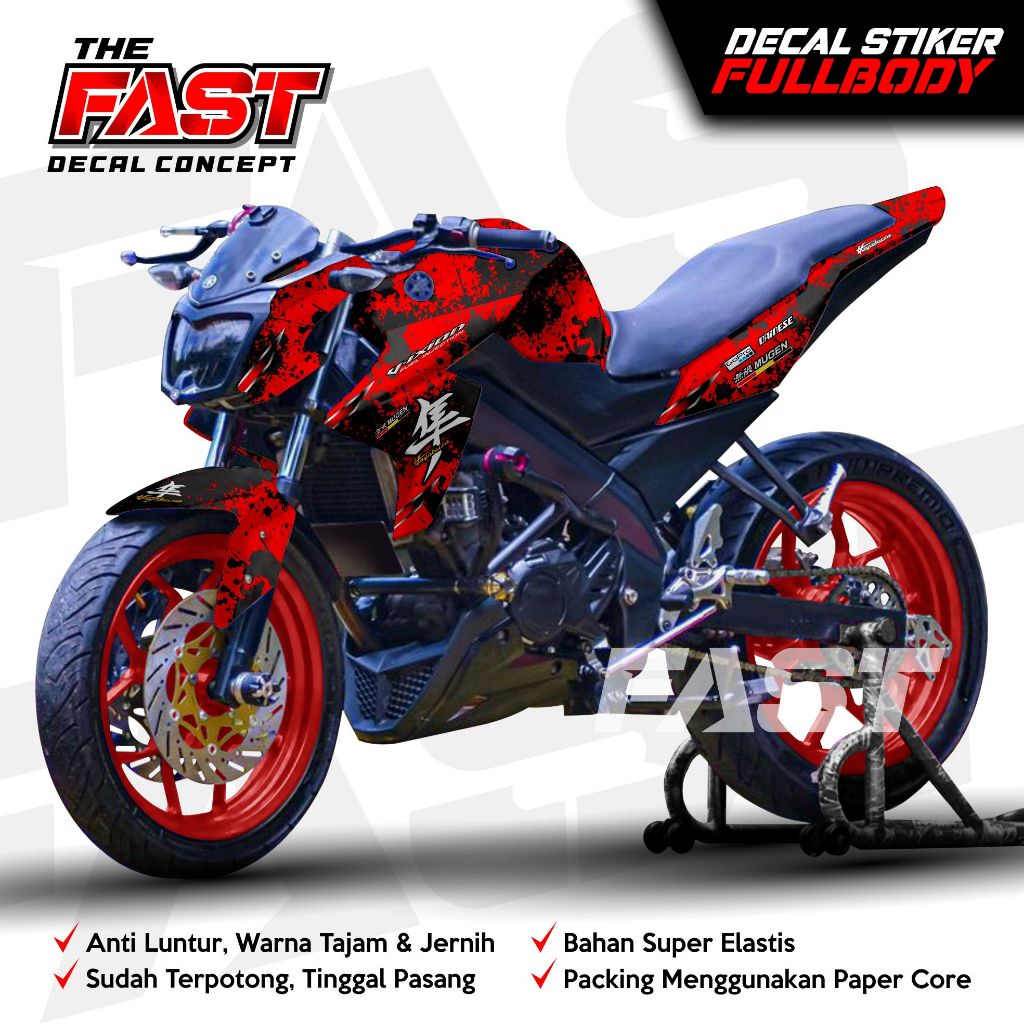 Jual Decal Sticker Variasi Fullbody New Vixion NVL Hayabusa - Dekal ...