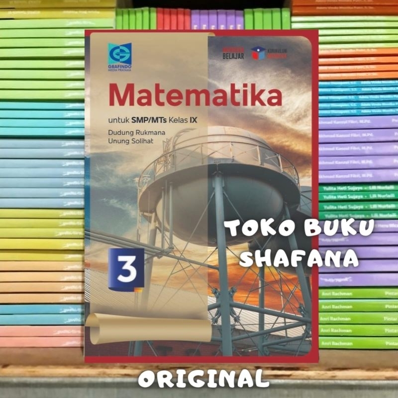 Jual Buku Matematika SMP Kelas 7 8 9 / 1 2 3 Grafindo Kurikulum Merdeka ...