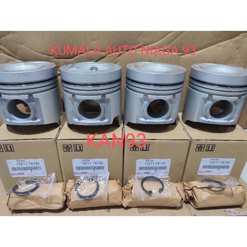 Jual PISTON ASSY- SEHER SET TOYOTA HT130 HINO DUTRO STD 0,25-0,50-0,75 ORI | Shopee Indonesia