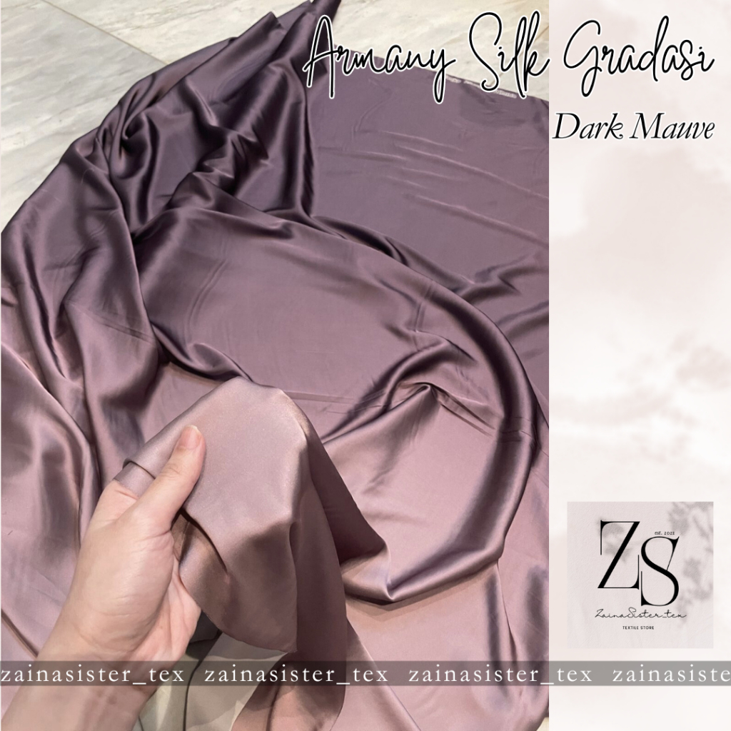 Jual Bahan Kain Satin *RMN* silk Gradasi warna ombre / kain seragam ...