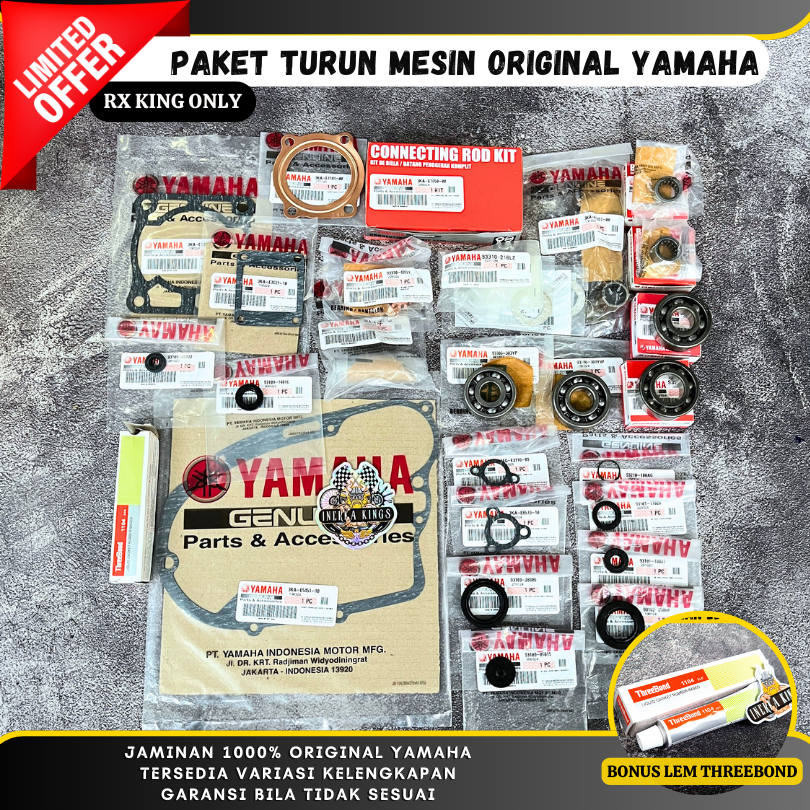 Jual Paket Turun Mesin RX King RXK FULL SET Original Yamaha | Bearing ...