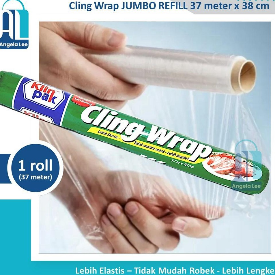 Jual GCR Klinpak Cling Wrap Jumbo Refill 37m x 38cm Plastik Segel ...