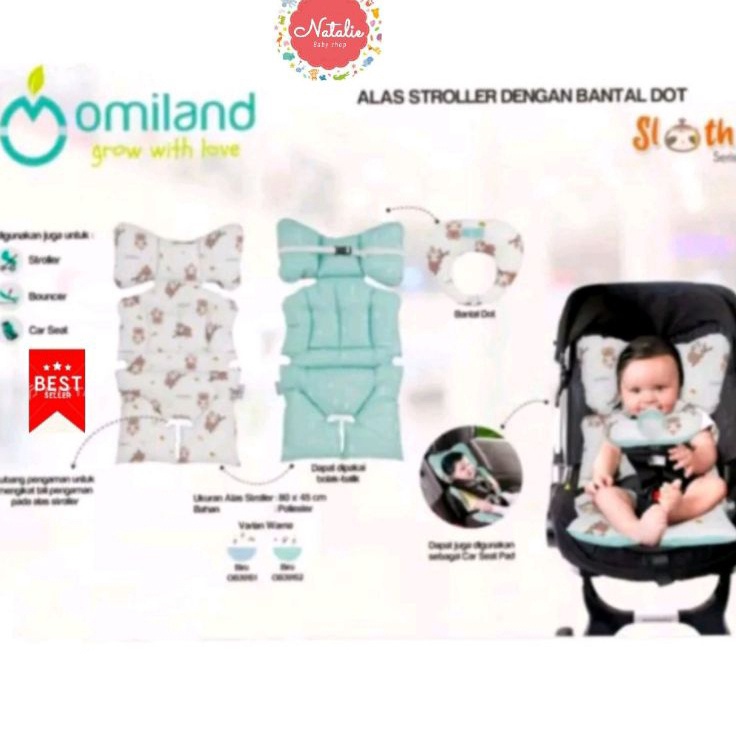 Jual OMILAND alas stroller dan bantal dot set Airmesh 3D C | Shopee ...
