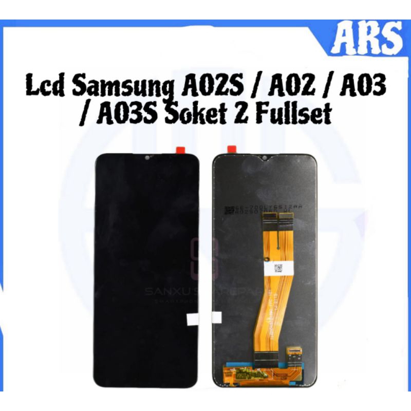 Jual Lcd Samsung A02S / A02 / A03 / A03S /A04E/M04/F04/F02S Soket 2 Fullset | Shopee Indonesia