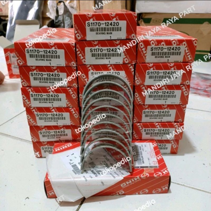 Jual BEARING CRANKSHAFT W04D METAL DUDUK HINO DUTRO 130HT HD | Shopee ...