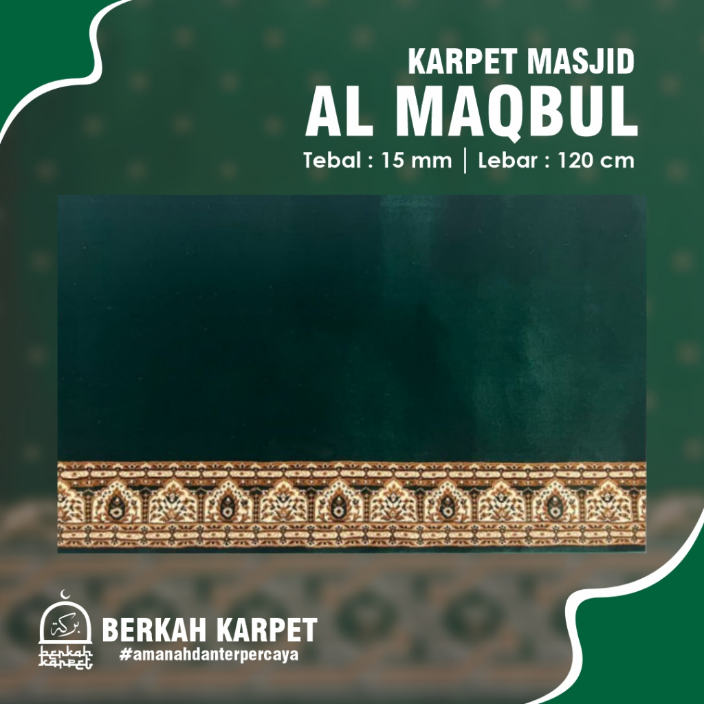 Jual KARPET SAJADAH MASJID AL MAQBUL | Shopee Indonesia