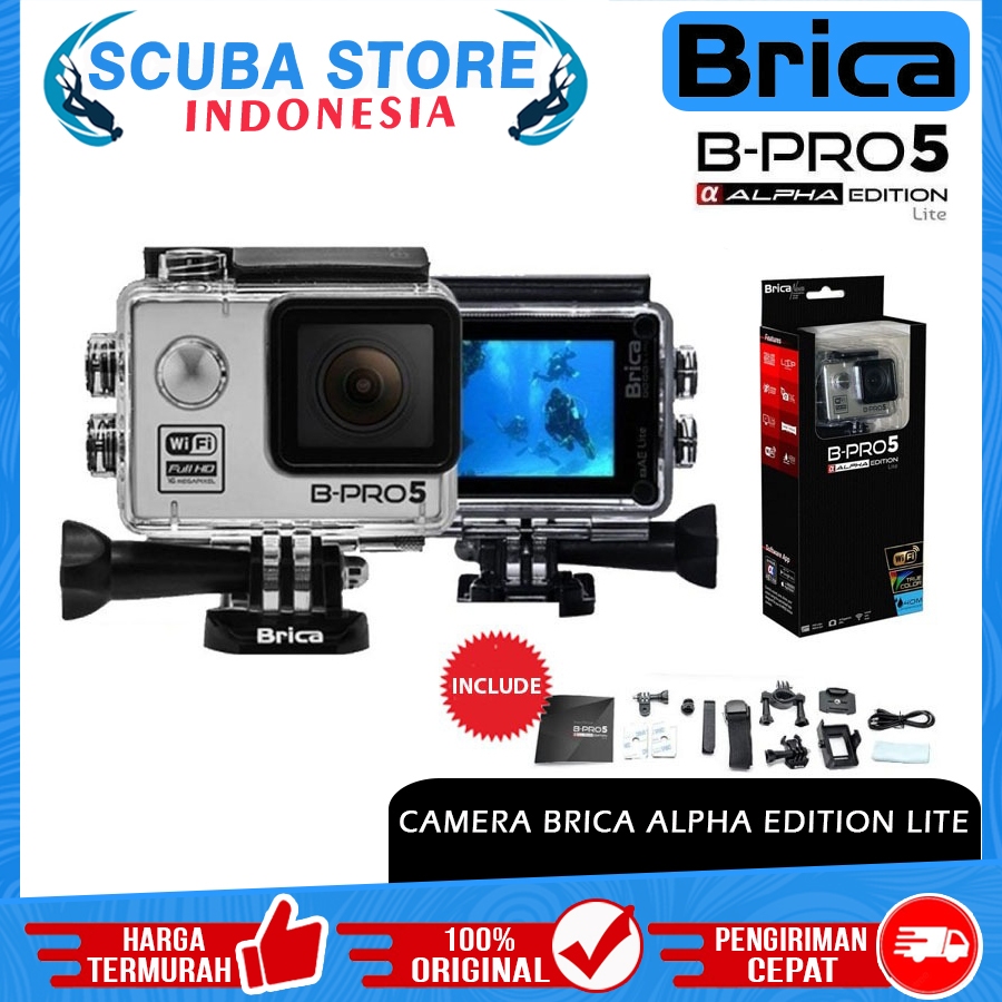 Jual Underwater Camera Brica Action Cam Alpha Edition Lite Waterproof ...