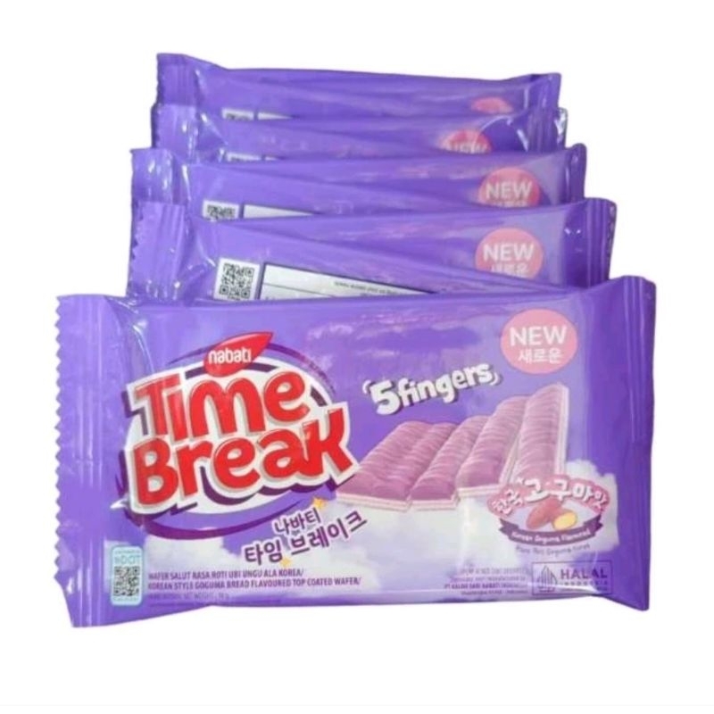 Jual Time Break Nabati Coated Wafer Rasa Korean Goguma | Shopee Indonesia