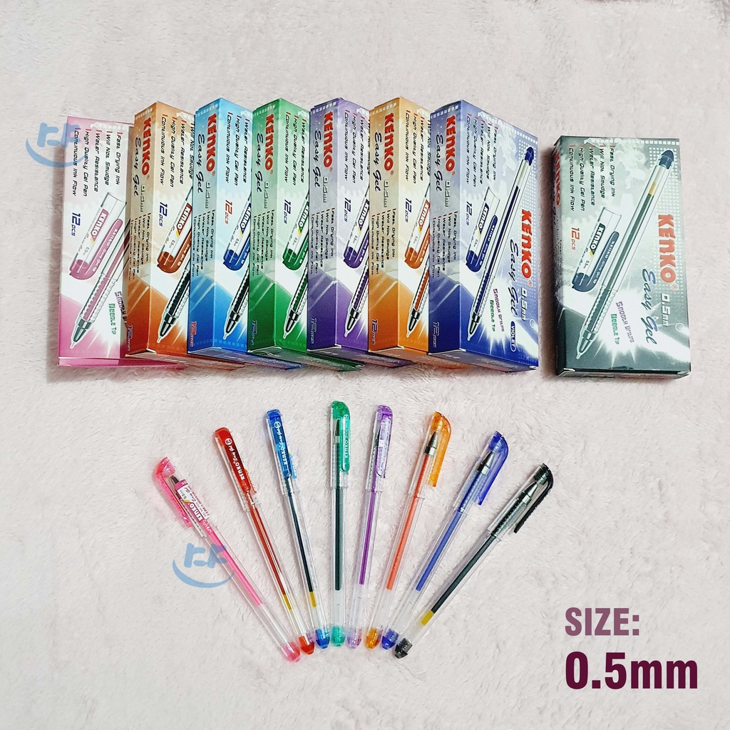 Jual KENKO PULPEN EASY GEL 0.5MM HARGA PER 12PCS | Shopee Indonesia