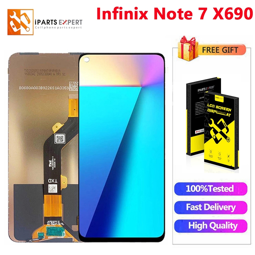Jual IPARTSEXPERT Original LCD For infinix Note 7 LCD Note7 x690 X690B ...