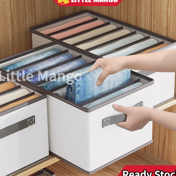 Jual Baju Storage Tempat Penyimpanan Baju Lemari pakaian Storage Box ...