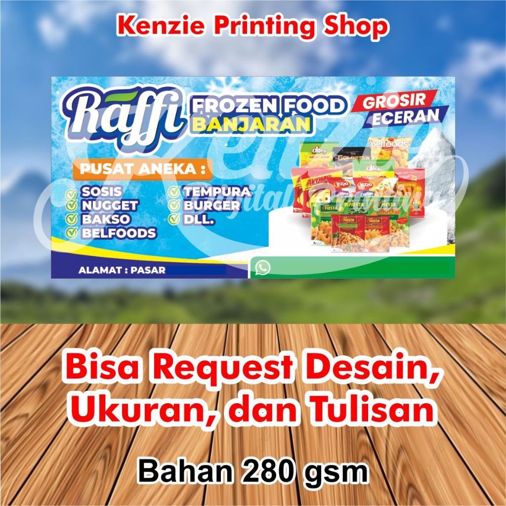 Jual SPANDUK/BANNER TOKO UKURAN CUSTOM | Shopee Indonesia