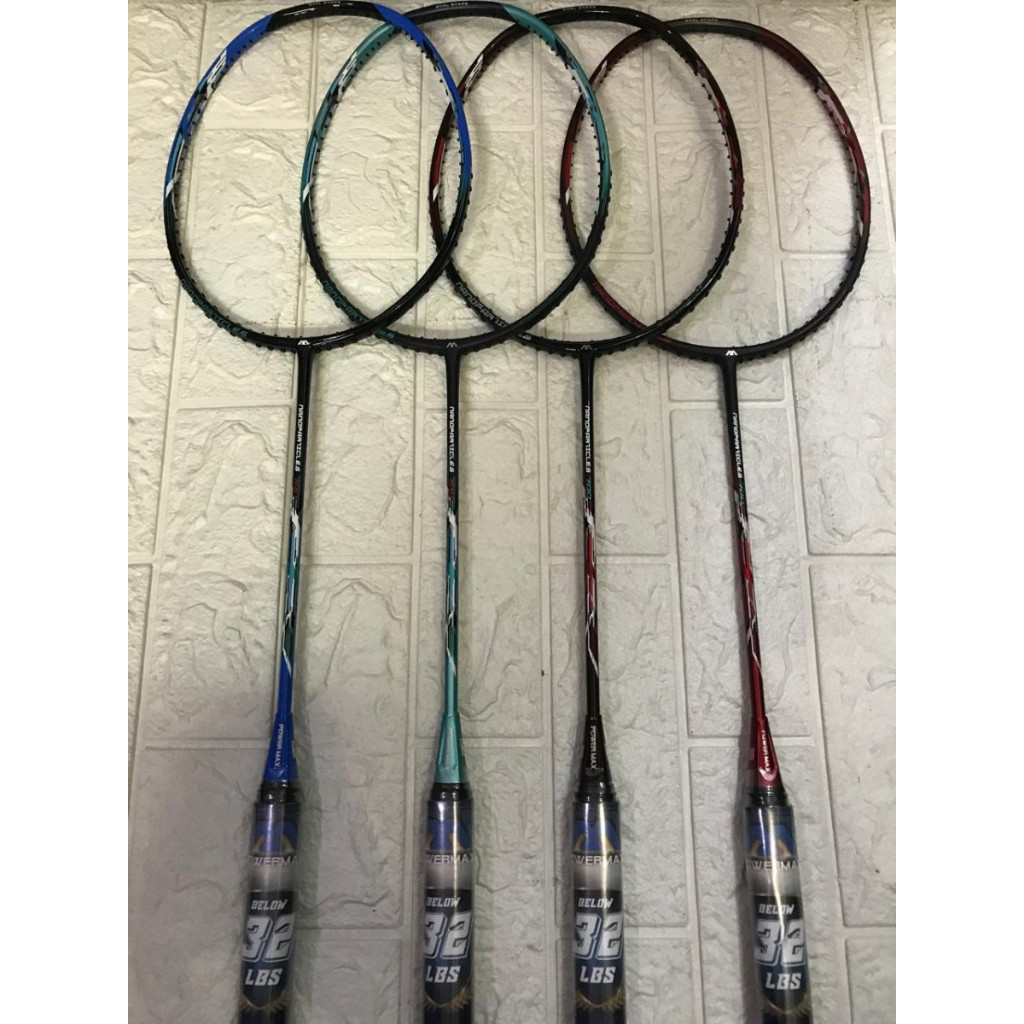 Jual Raket badminton NEW POWER MAX NANOPARTICLES 700 KUAT TARIKAN 32 ...